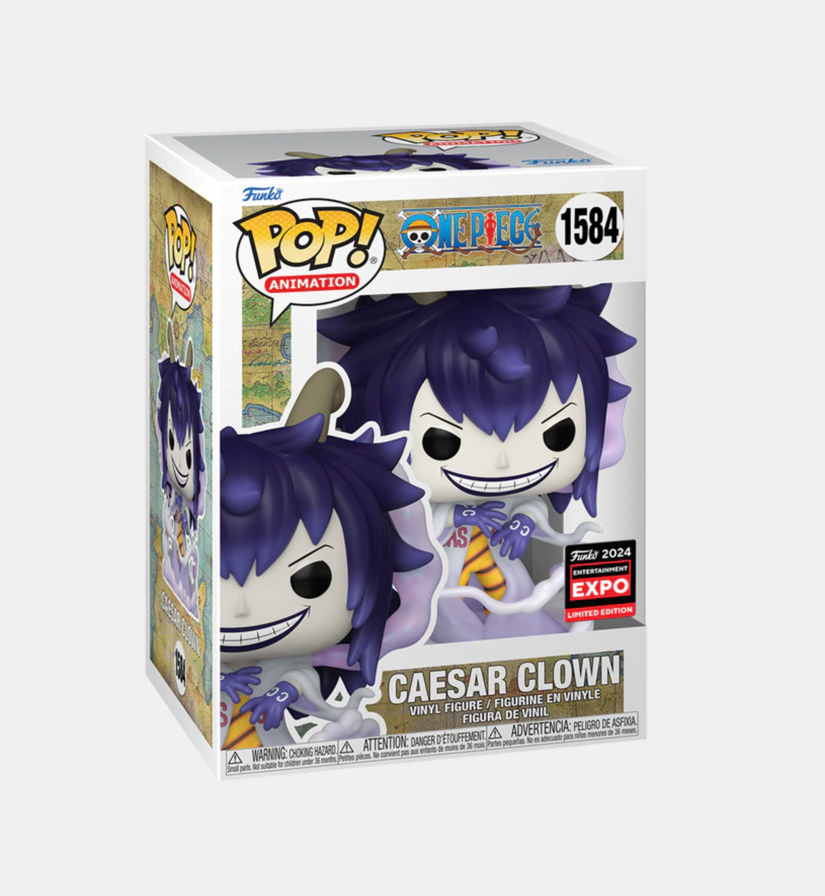 Funko Pop! One Piece: Caesar Clown [C2E2 Entertainment Expo] | Kraken ...